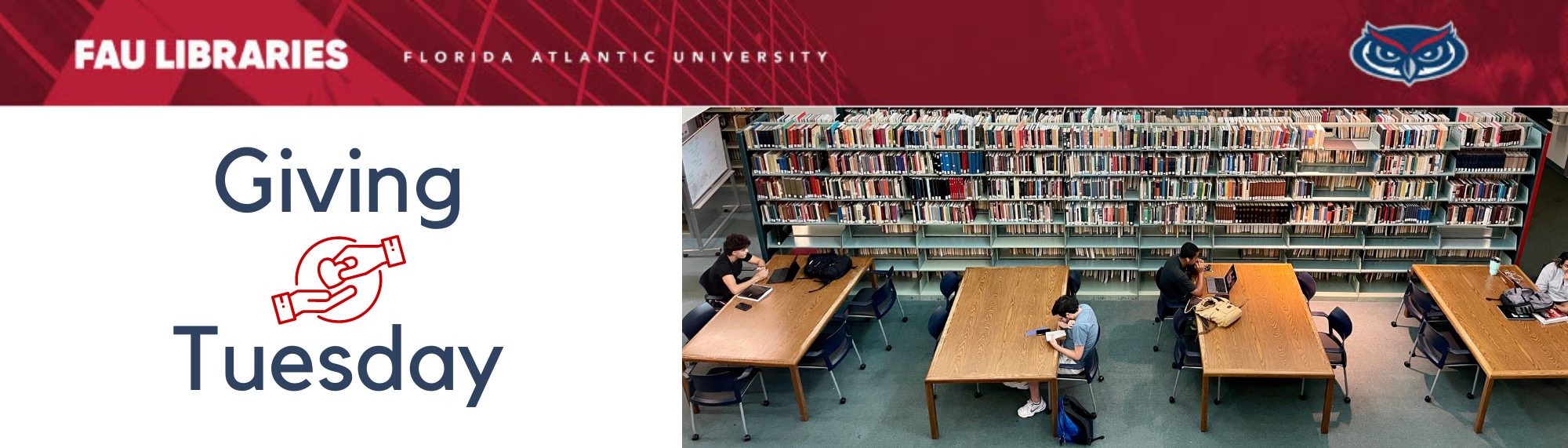 Donate to FAU Libraries General Fund this Giving Tuesday | FAU Libraries